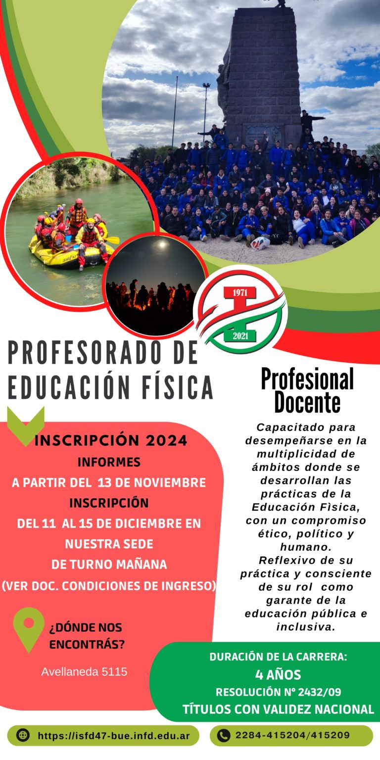 Instituto Superior de Formación Docente N°47